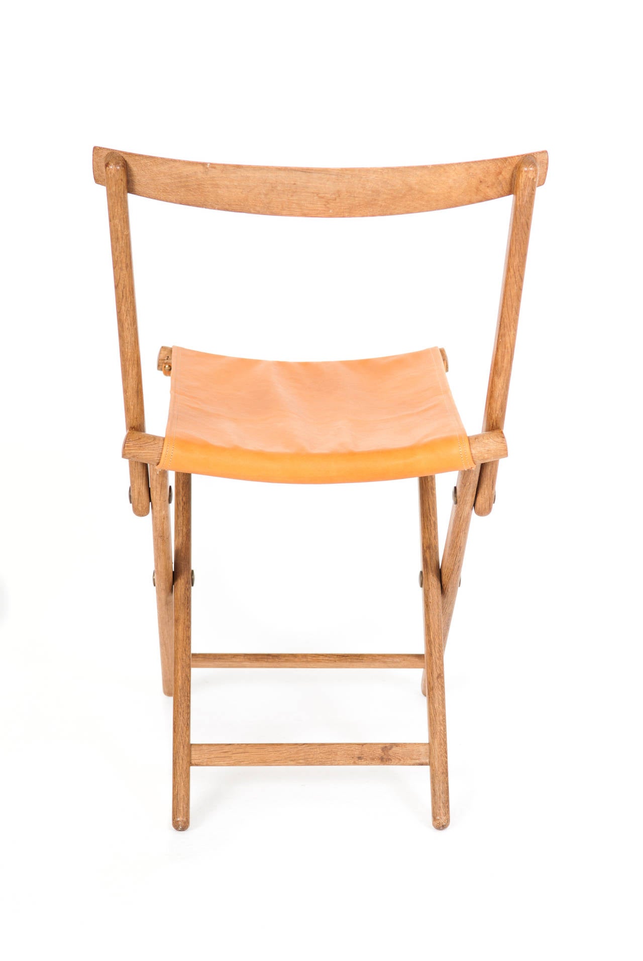 Torsten Johansson Folding Stool by A. J. Iversen at 1stDibs