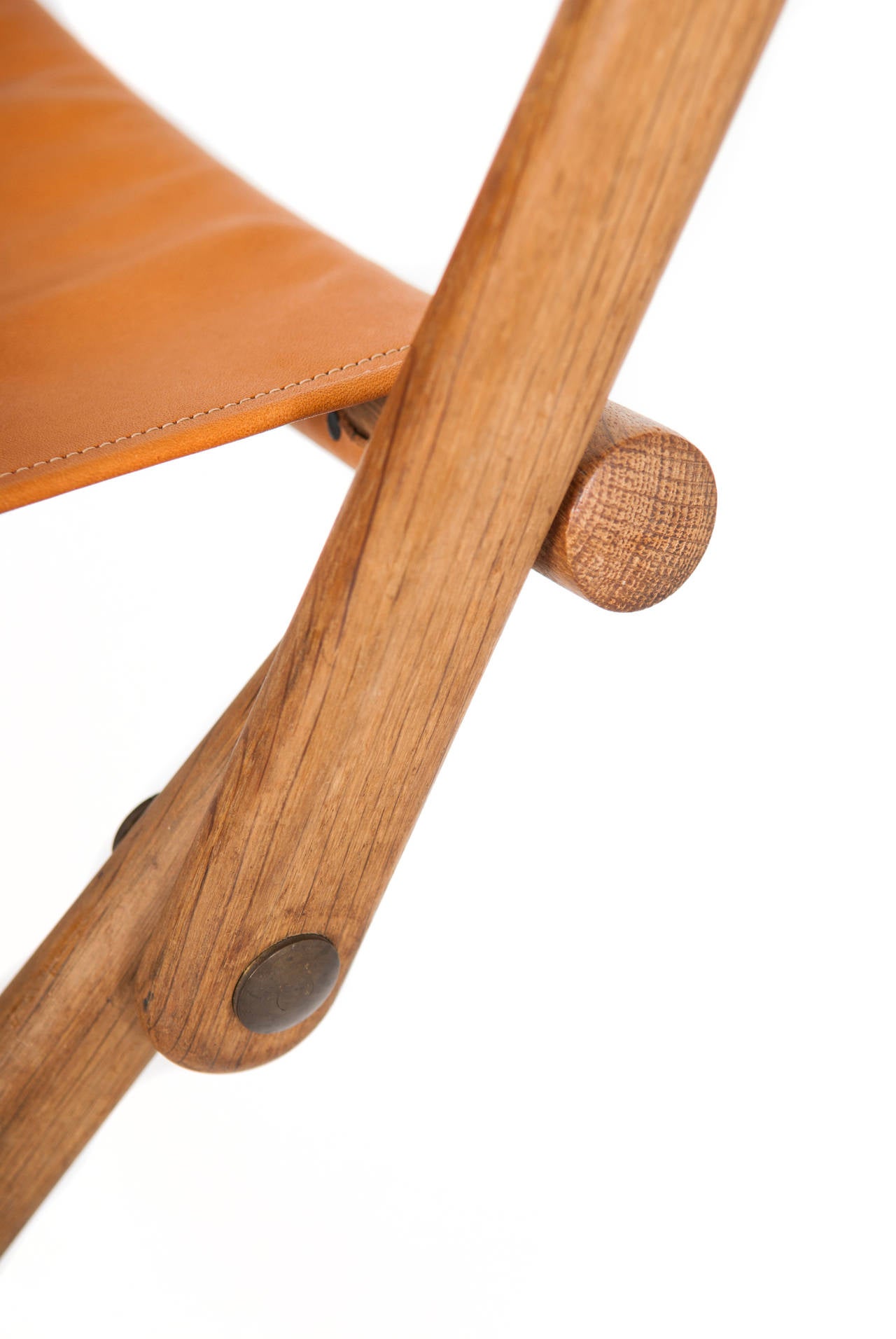 Torsten Johansson Folding Stool by A. J. Iversen at 1stDibs