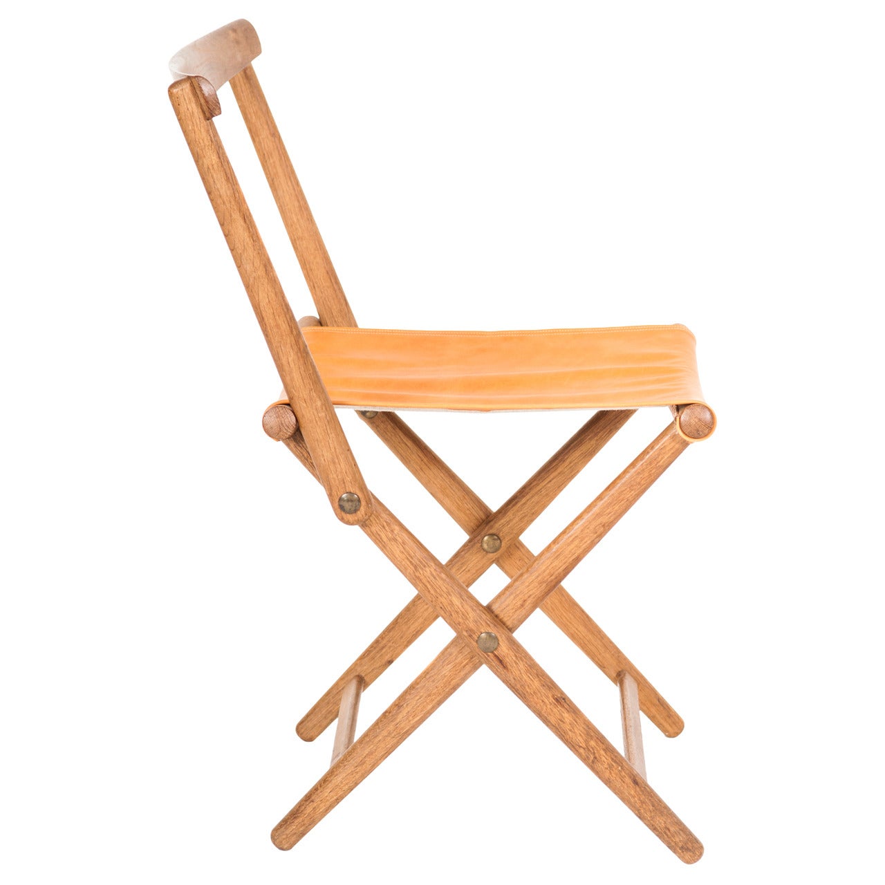 Torsten Johansson Folding Stool by A. J. Iversen at 1stDibs