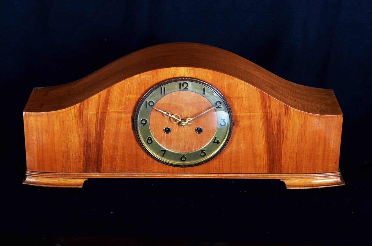 Large Art Deco Mantel Clock at 1stDibs