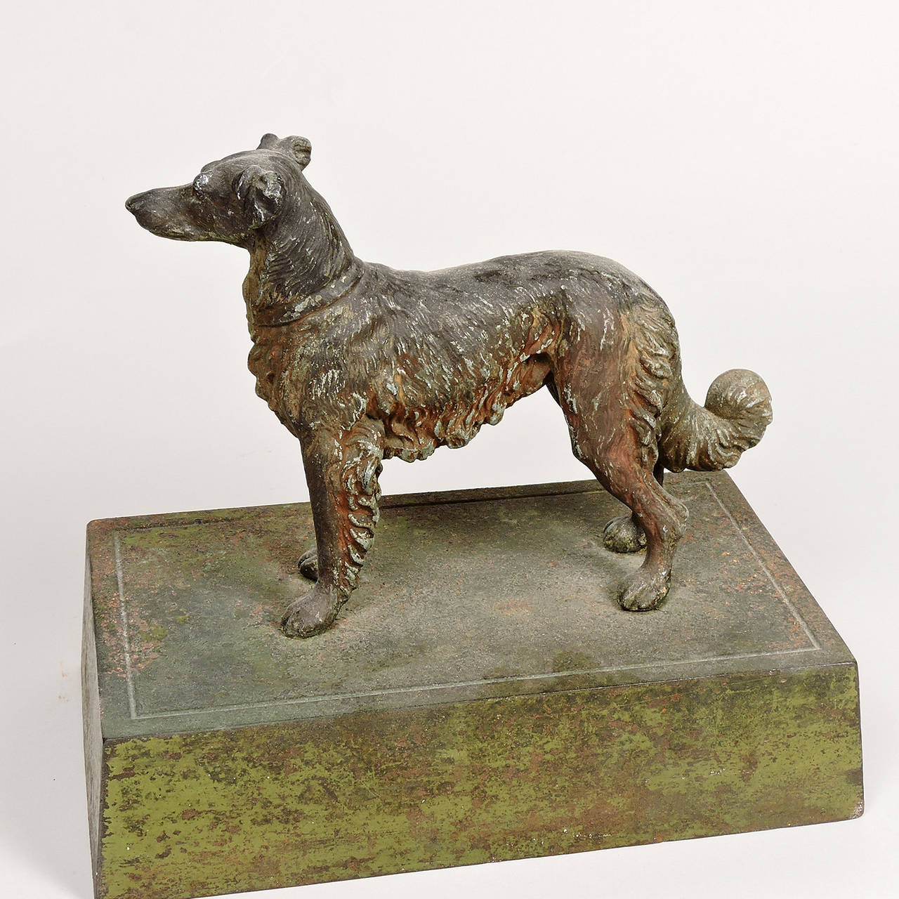 Vintage Cast Iron Retriever Door Stop at 1stDibs