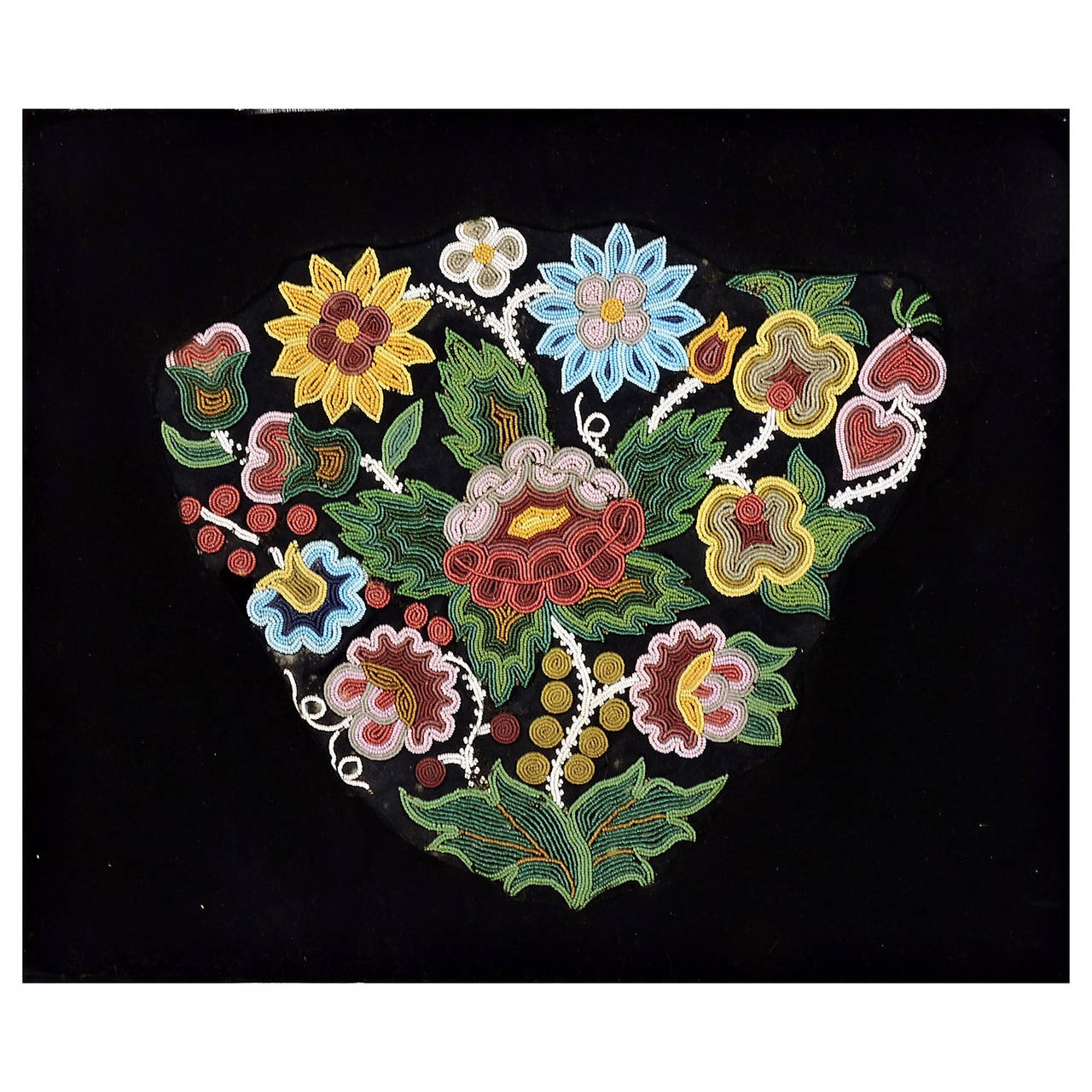 Antique Native American Beaded Garment Panel at 1stDibs