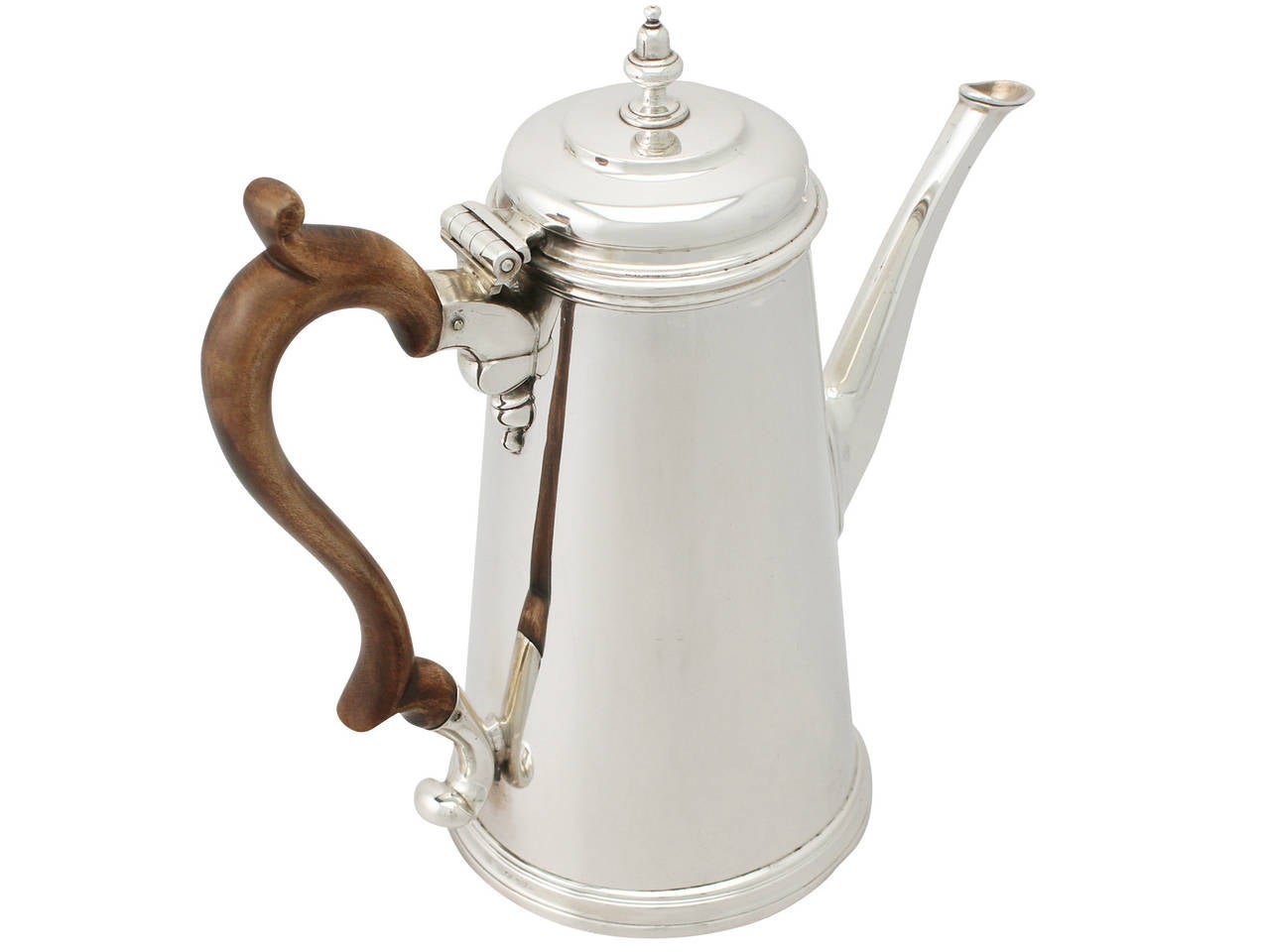 Sterling Silver Coffee Pot, Antique George II at 1stDibs