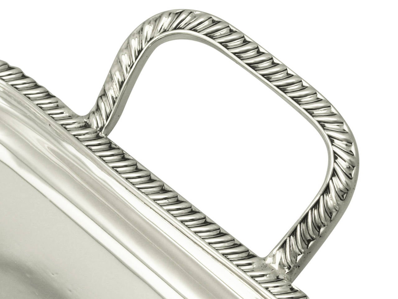 Sterling Silver Tray, Antique Edwardian at 1stDibs