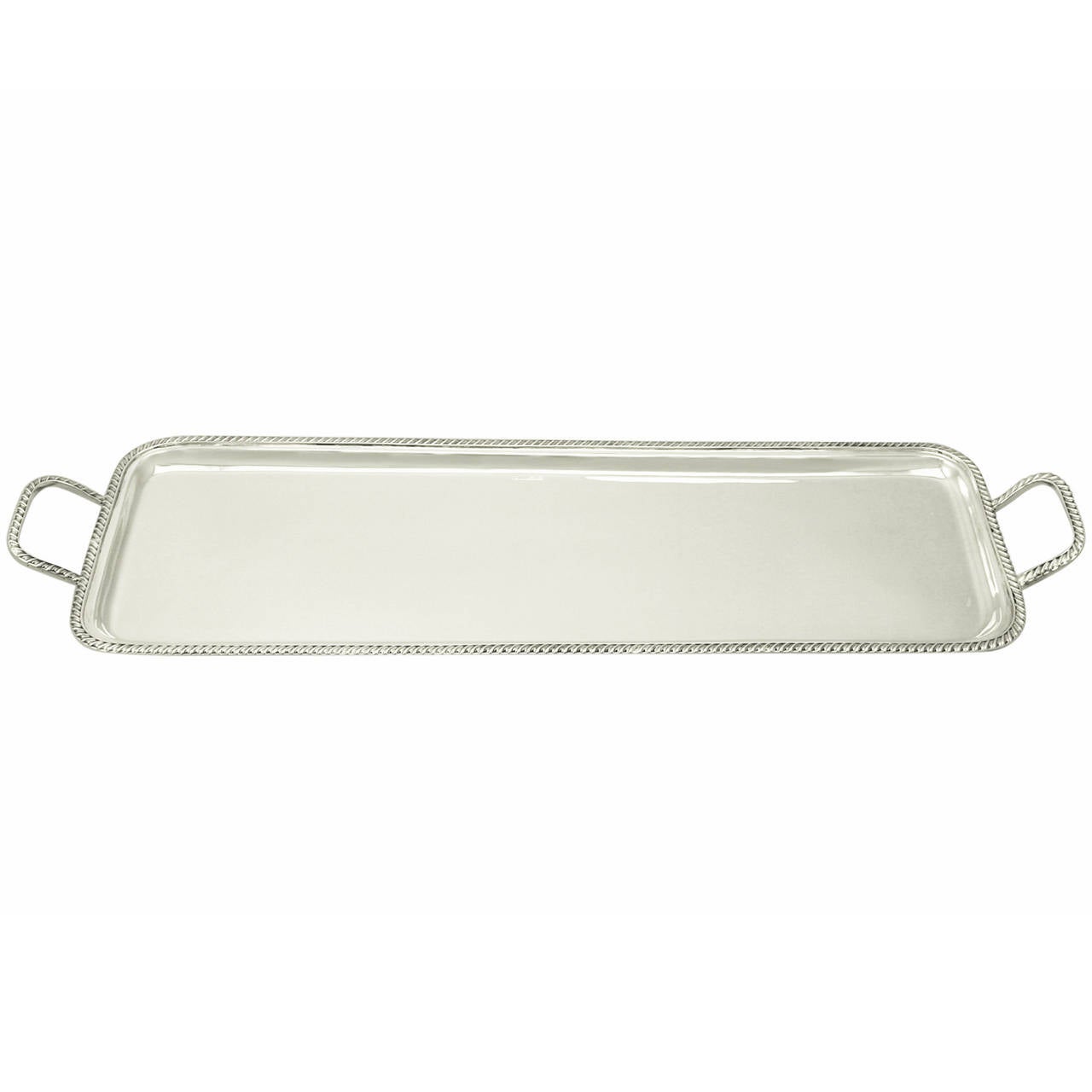 Sterling Silver Tray, Antique Edwardian at 1stDibs