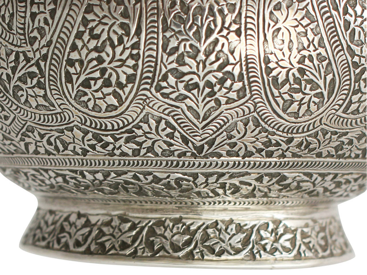 Pair of Indian Sterling Silver Vases, Antique, circa 1880 at 1stDibs ...