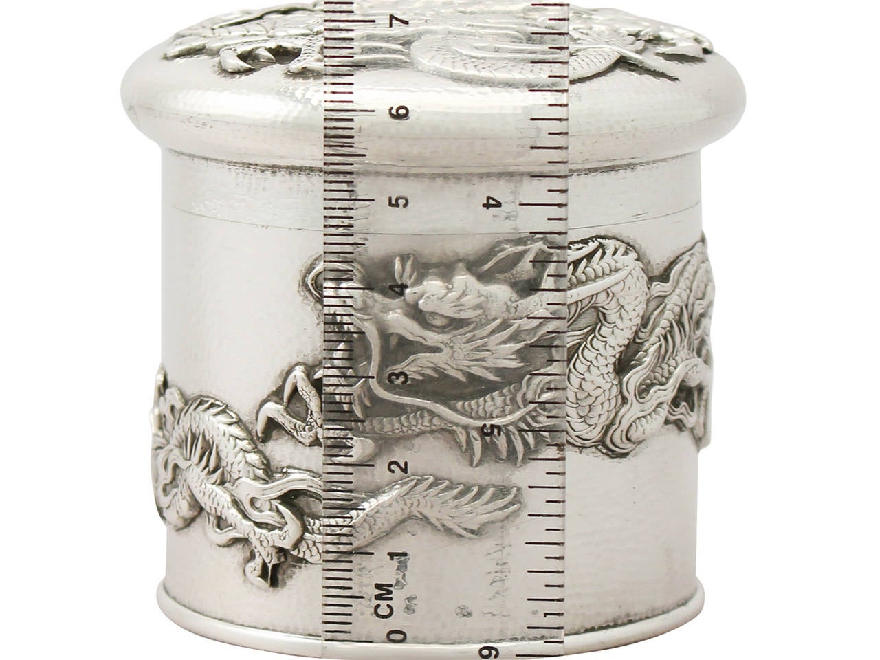 Antique Japanese Silver Box, circa 1890 at 1stDibs