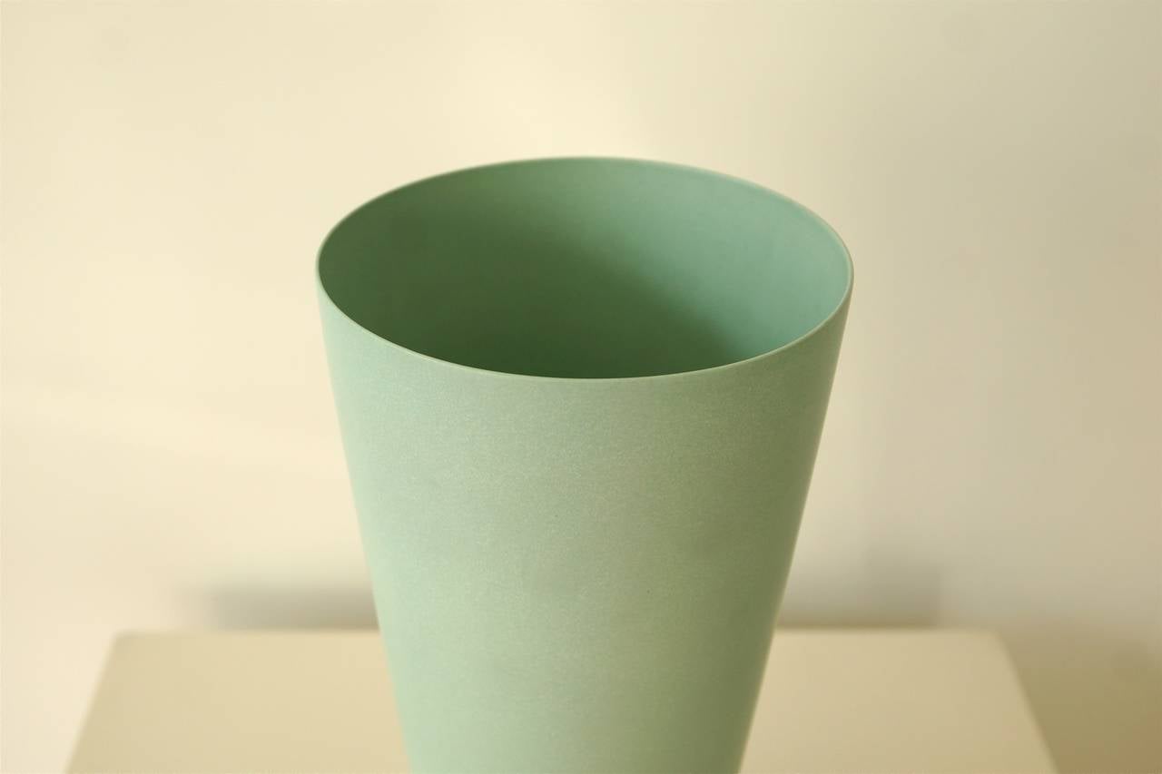 Vase, Stoneware, Pistache Colored Glaze, Geert Lap, Unicum at 1stDibs