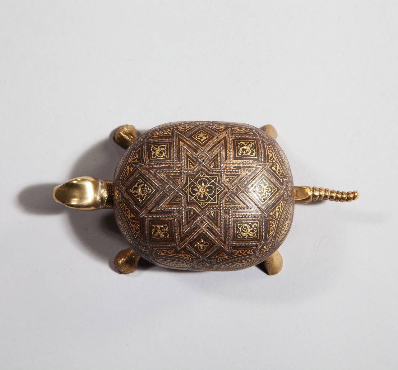 Tortoise Table Bell Attributed to Teodoro Ybarzabal or Placido Zuluago ...