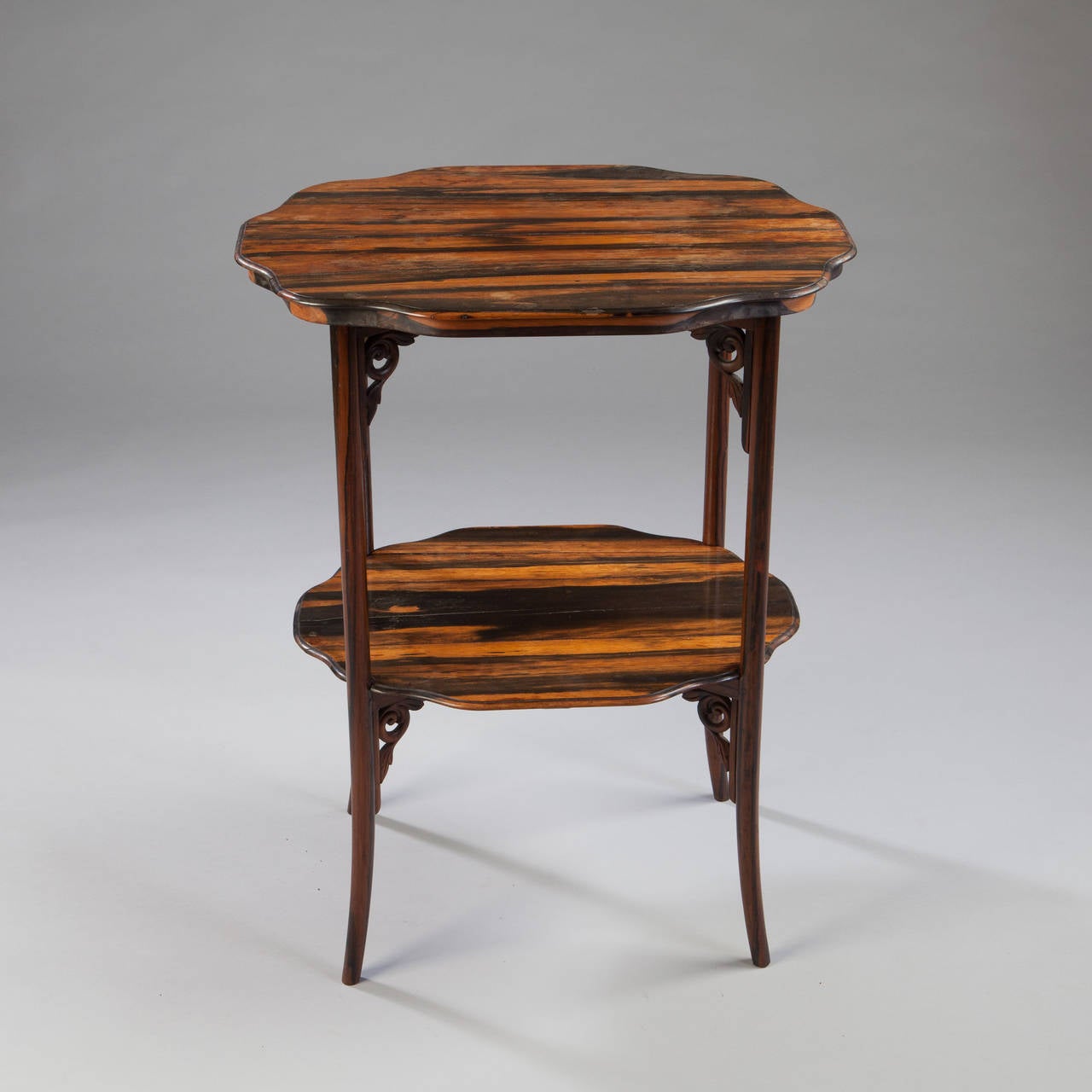 Calamander Wood Folding Campaign Table For Sale at 1stdibs