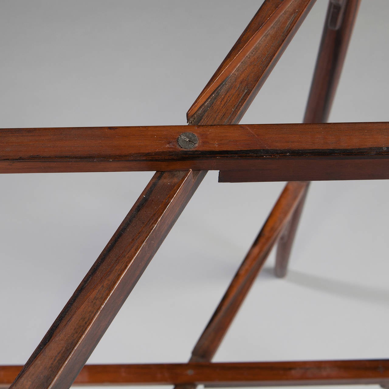 Calamander Wood Folding Campaign Table For Sale at 1stdibs