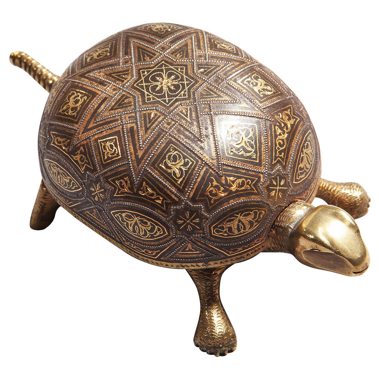 Tortoise Table Bell Attributed to Teodoro Ybarzabal or Placido Zuluago ...