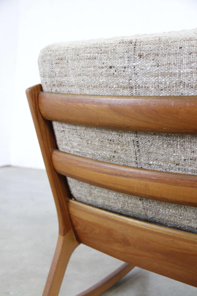 Vintage Danish Senator Rocking Chair by Ole Wanscher for Cado, 1960s at ...