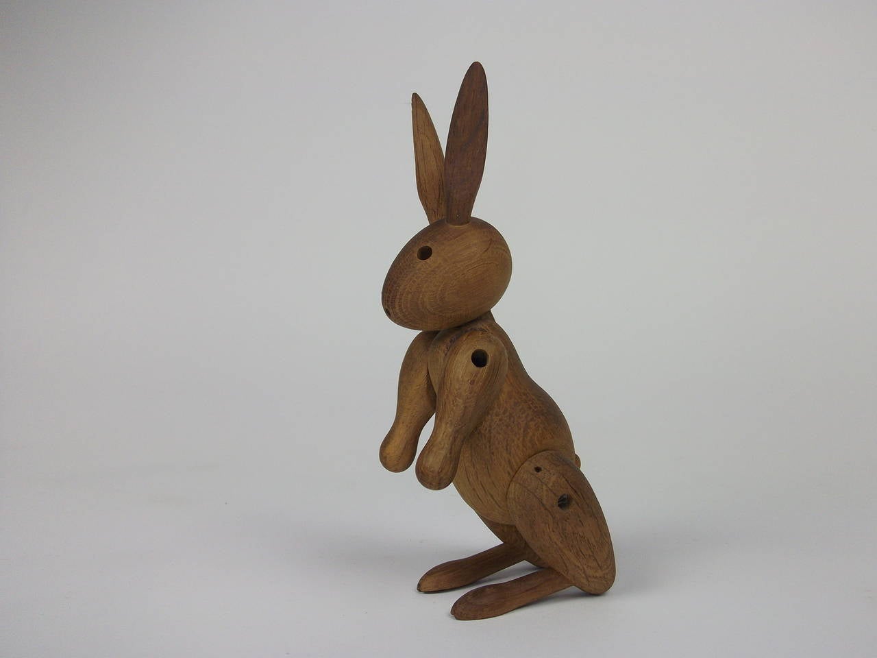 Wooden Bear and Rabbit by Kay Bojesen, Denmark, 1950s at 1stDibs
