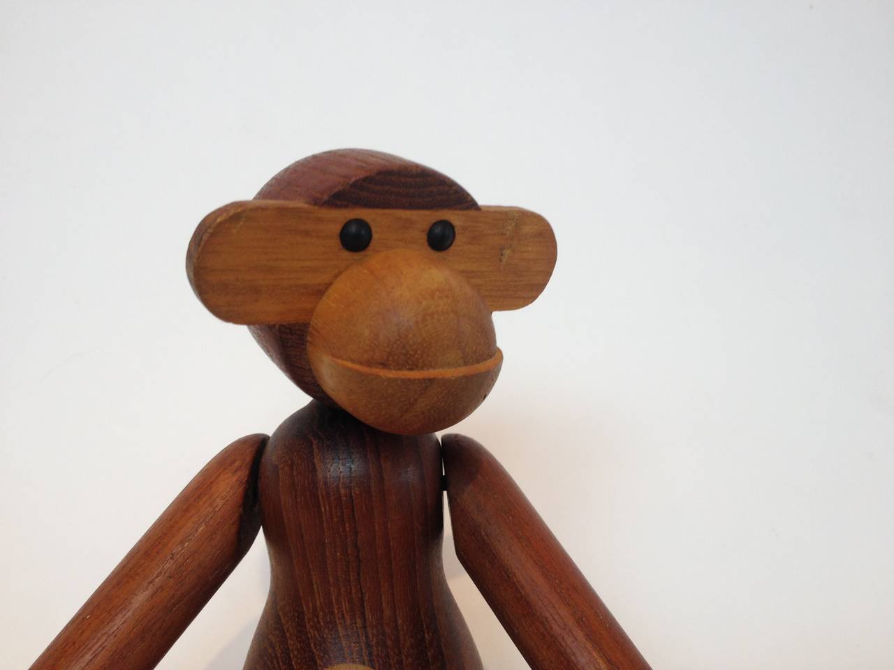 Original Teak Monkey by Kay Bojesen, Made in Denmark at 1stDibs