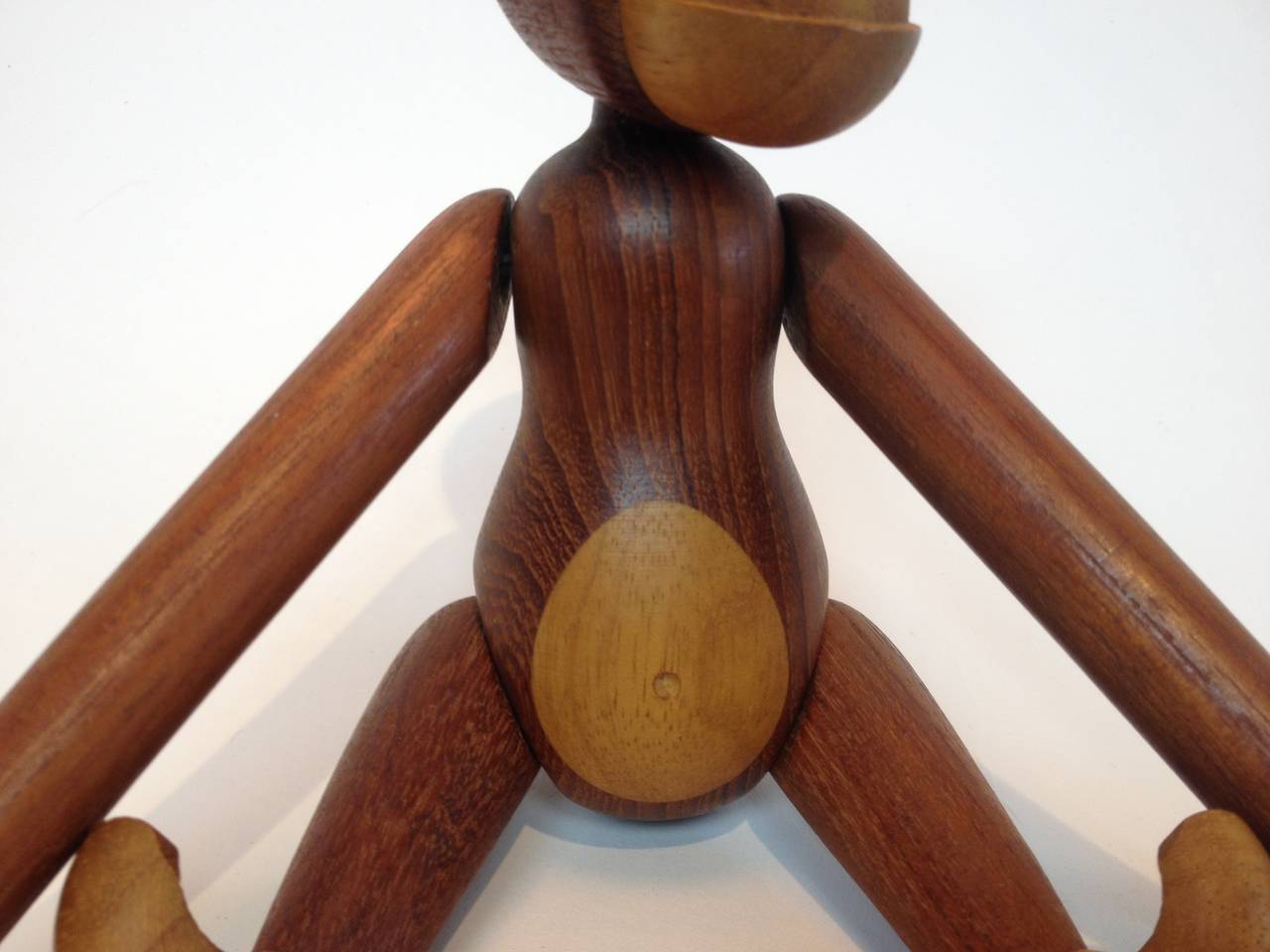 Original Teak Monkey by Kay Bojesen, Made in Denmark at 1stDibs