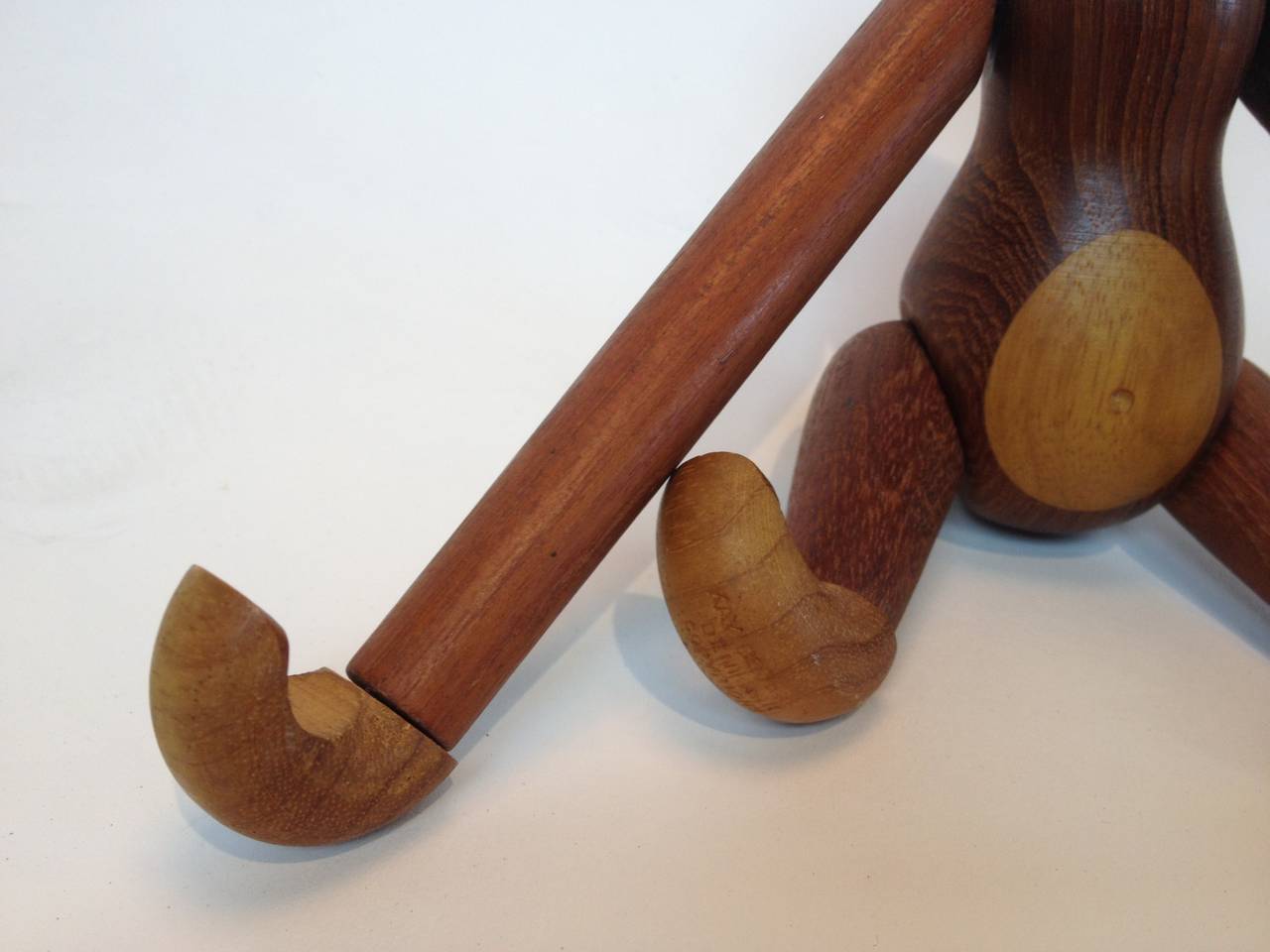 Original Teak Monkey by Kay Bojesen, Made in Denmark at 1stDibs