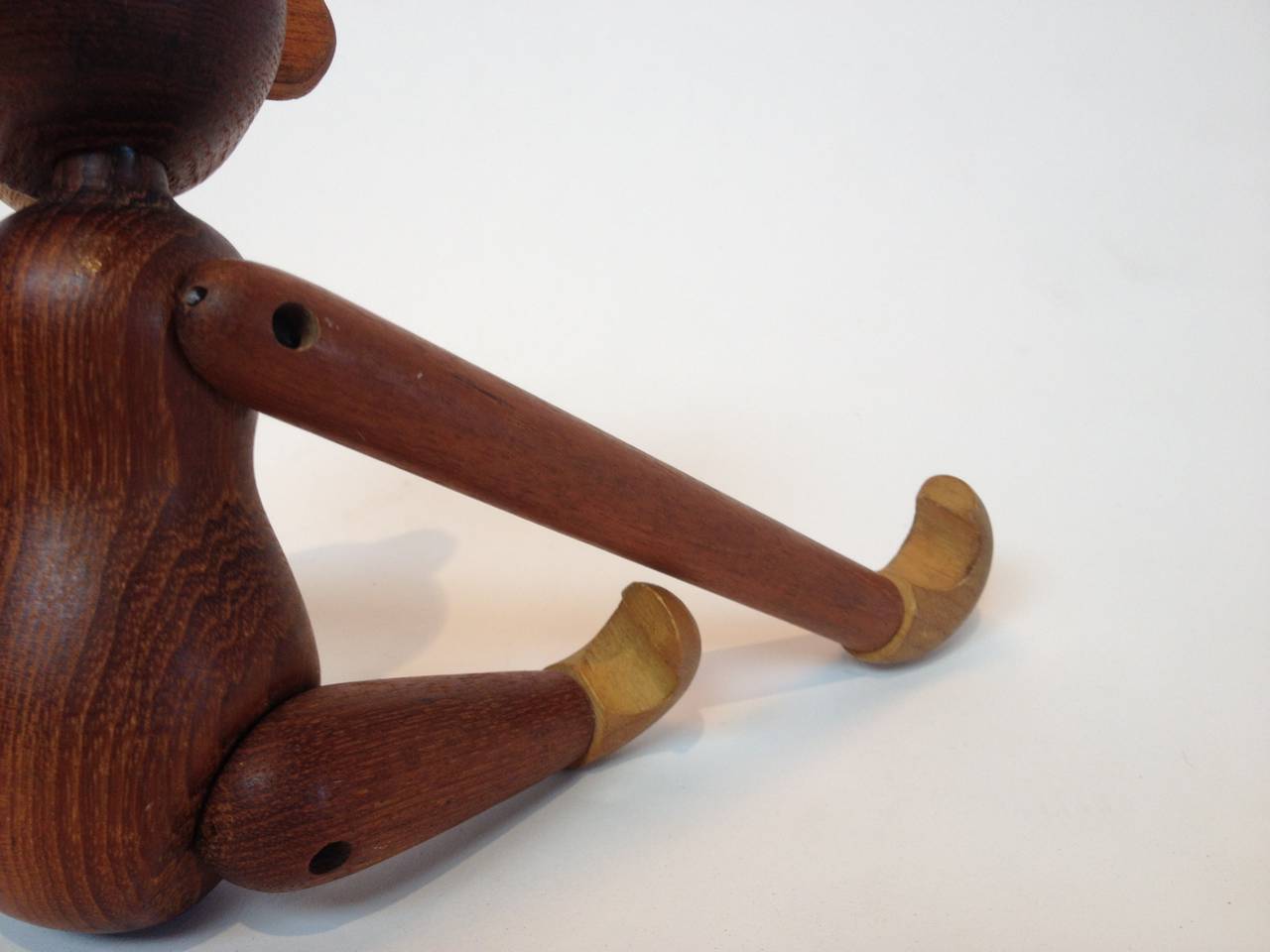 Original Teak Monkey by Kay Bojesen, Made in Denmark at 1stDibs