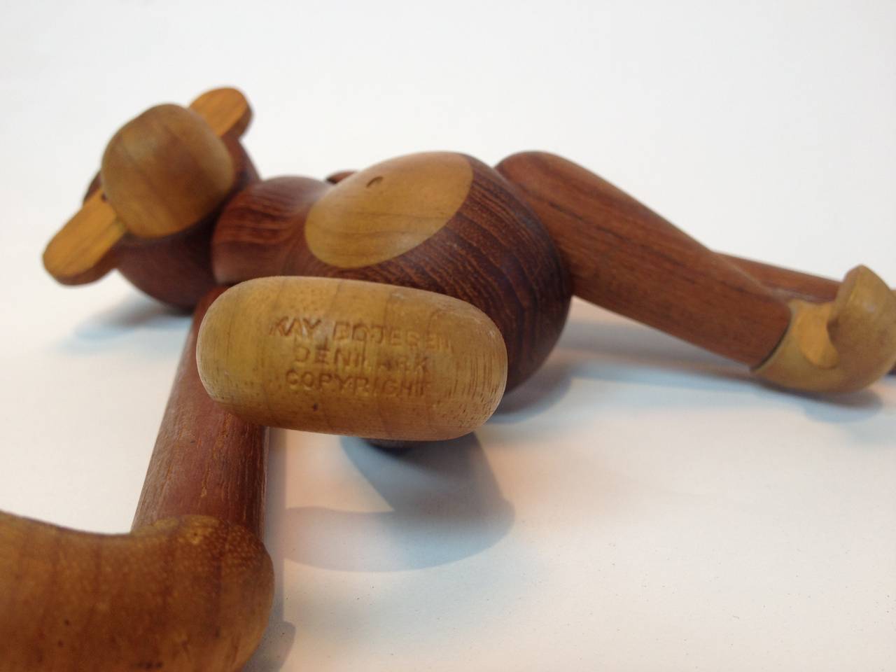 Original Teak Monkey by Kay Bojesen, Made in Denmark at 1stDibs