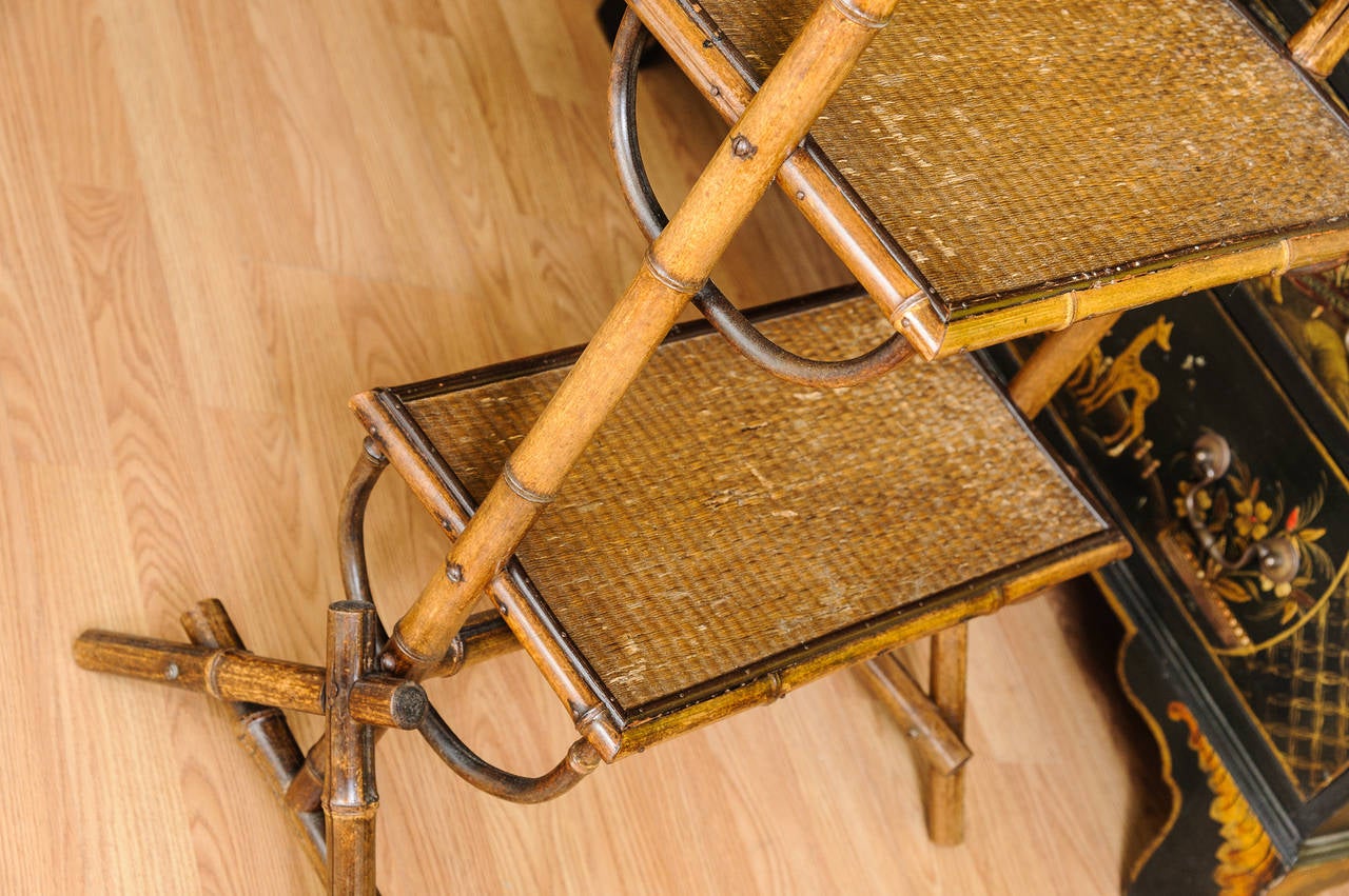 Unusual 19th Century Bamboo Baker's Stand at 1stDibs