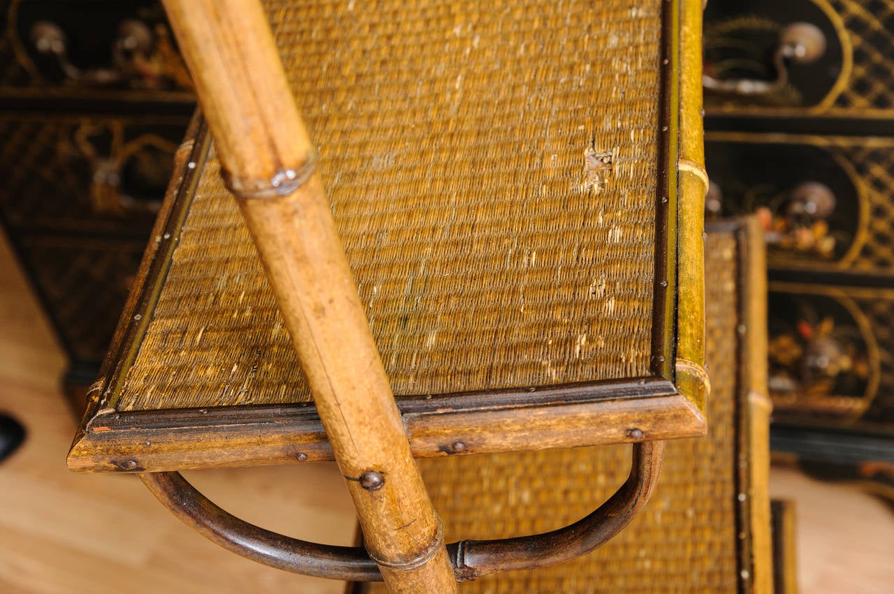 Unusual 19th Century Bamboo Baker's Stand at 1stDibs