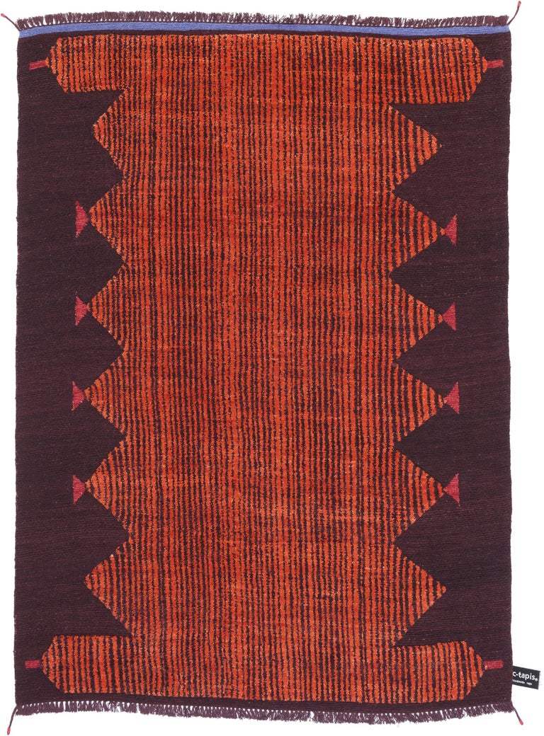 Customizable cc-tapis Primitive Weave 4 Navy Rug by Chiara Andreatti For Sale at 1stDibs | tapis 4