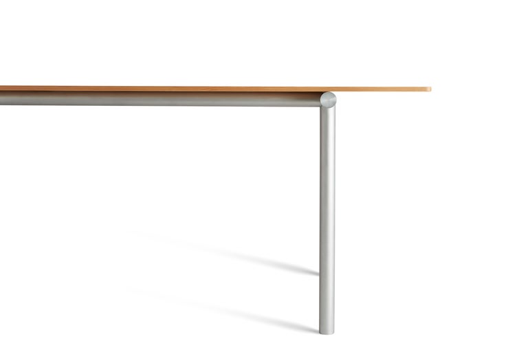 Customizable Tubby Tube Large Dining Table with Aluminum Frame by Faye ...