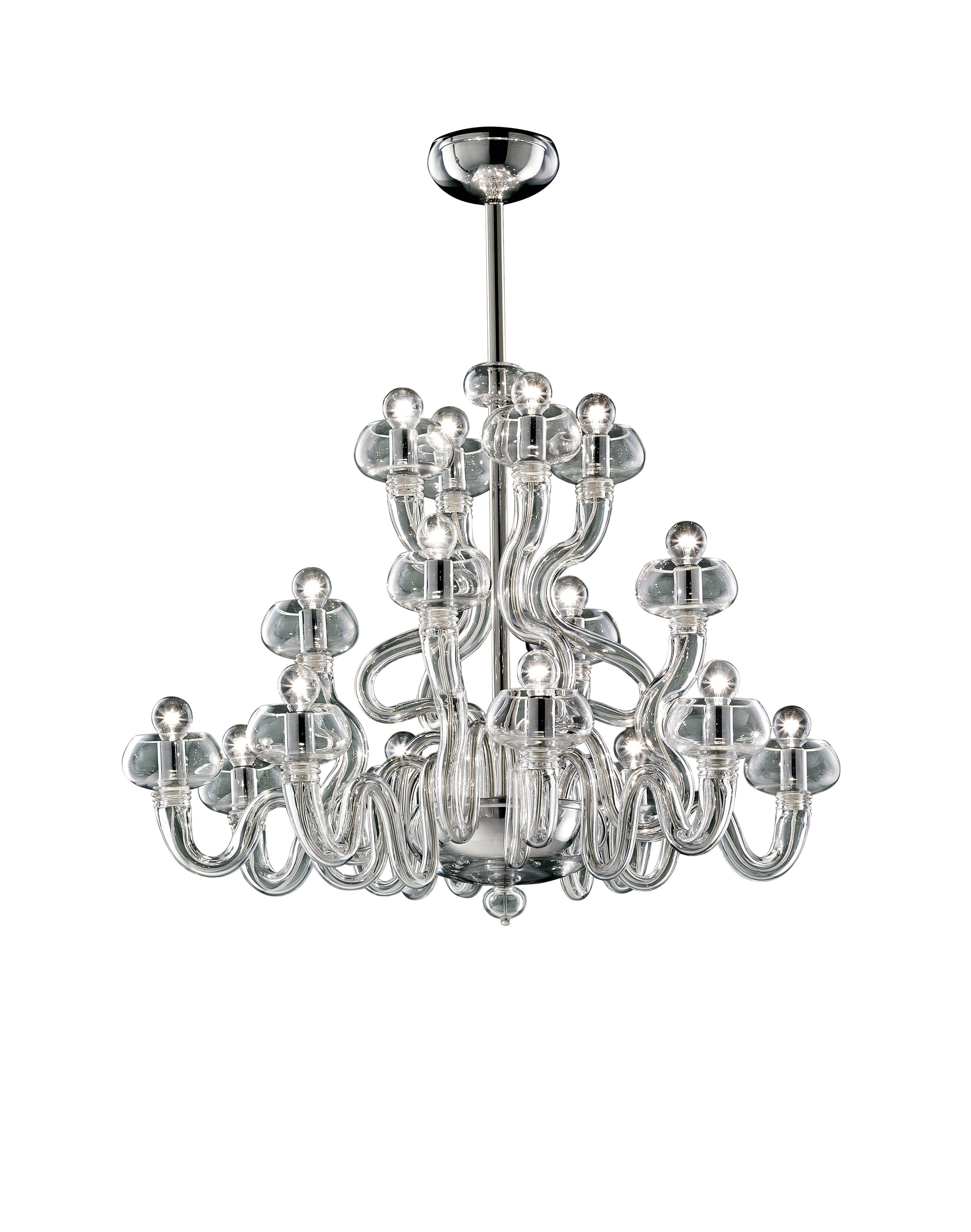 Barovier and Toso Chandelier Murano 1930s at 1stDibs