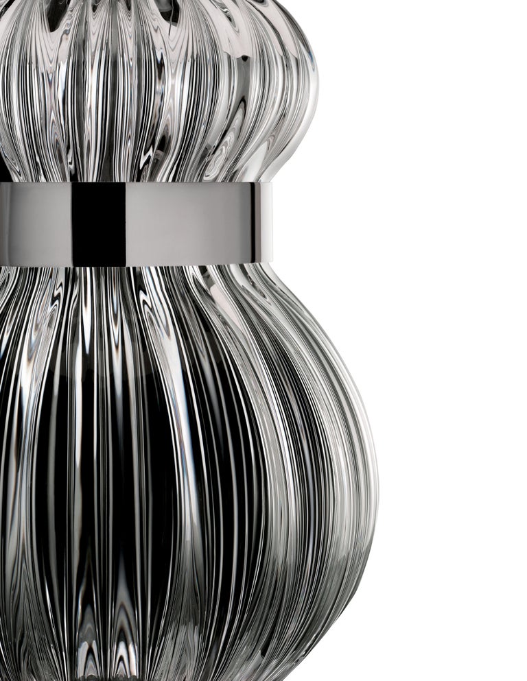 Customizable Medina 5686 Table Lamp in Glass with Black/Gold Shade by ...