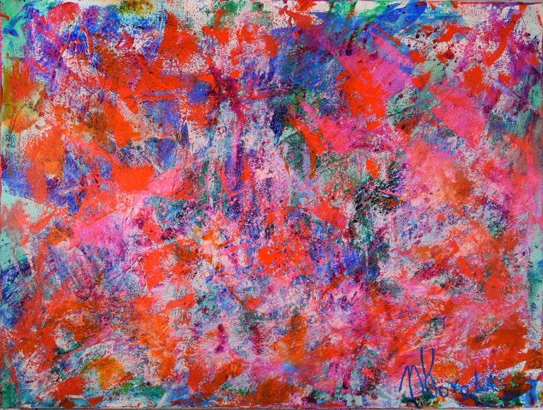 Nestor Toro - Polychromatic Terrain, Painting, Acrylic on Canvas ...