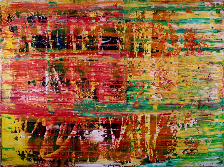 Nestor Toro - Polychromatic Terrain, Painting, Acrylic on Canvas ...