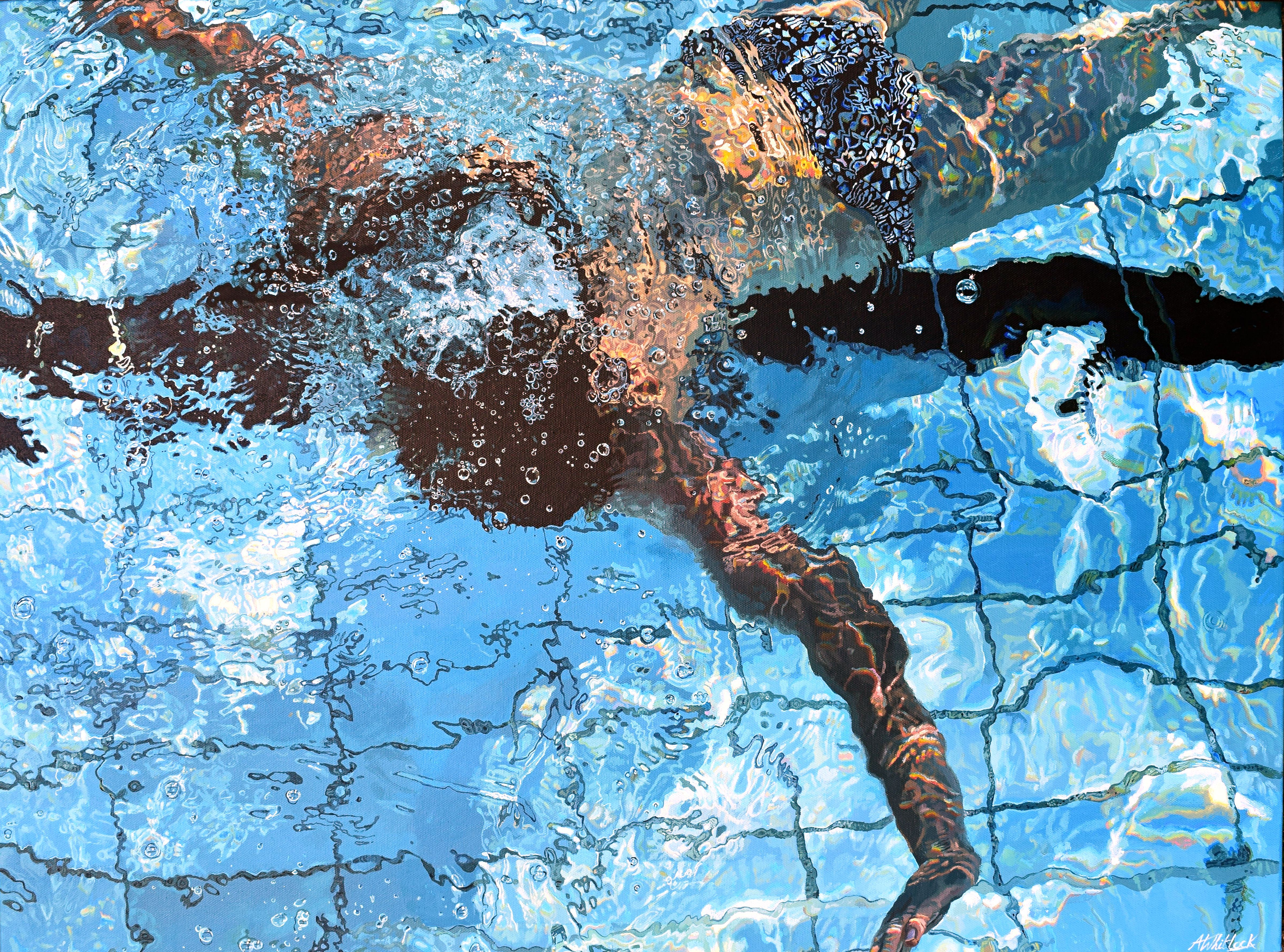 Abi Whitlock - Bathed in Light, Painting, Acrylic on Canvas For Sale at ...