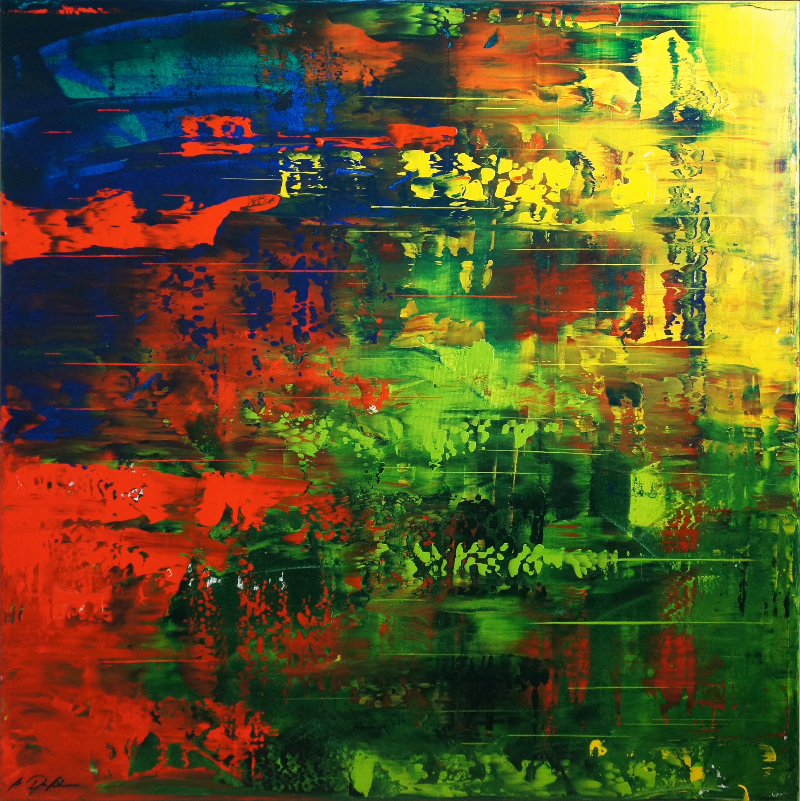 Ansgar Dressler - Hanging Gardens (32 x 40 inches), Painting, Oil on ...