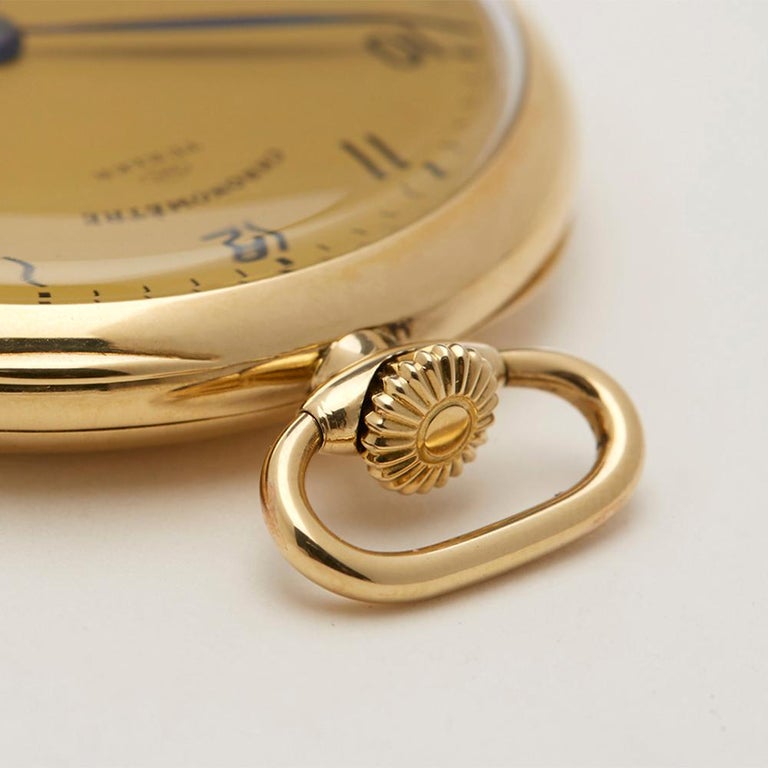 1930s IWC Vintage Turler Pocket Watch Yellow Gold Wristwatch at 1stDibs ...