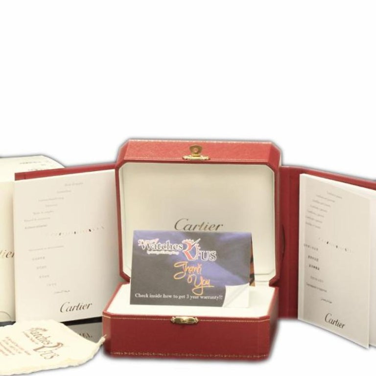 Cartier Tank Francaise Ladies W50012S3 Quartz White Gold Box/Paper ...