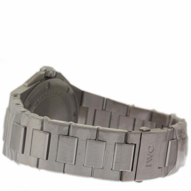 IWC New Ingenieur IW323906 Automatic Steel Silver Box/Paper/Warranty # ...