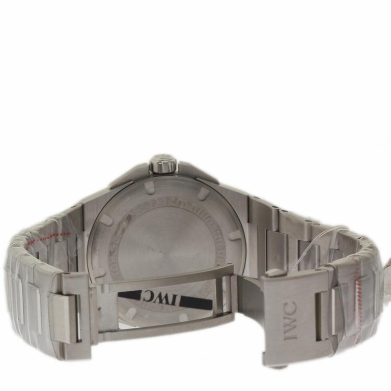 IWC New Ingenieur IW323906 Automatic Steel Silver Box/Paper/Warranty # ...