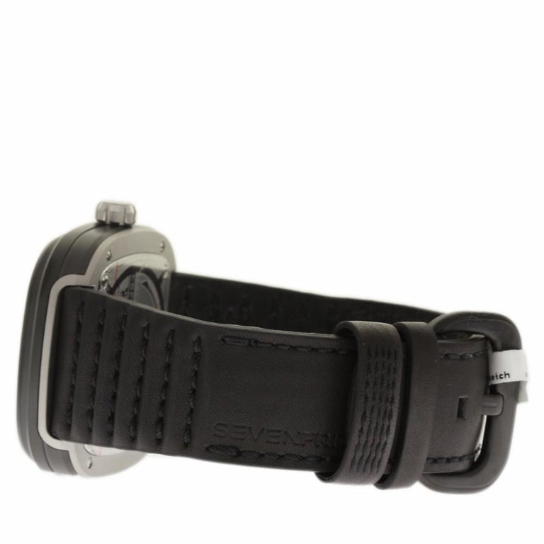 Sevenfriday New M-Series Steel Black PVD Calf Leather Box/Paper ...