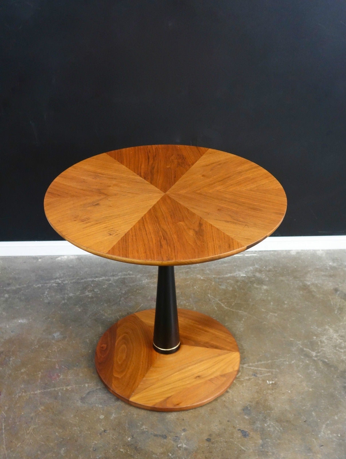 Drexel Walnut End or Side Table, by Kipp Stewart, stamped1963 at 1stDibs