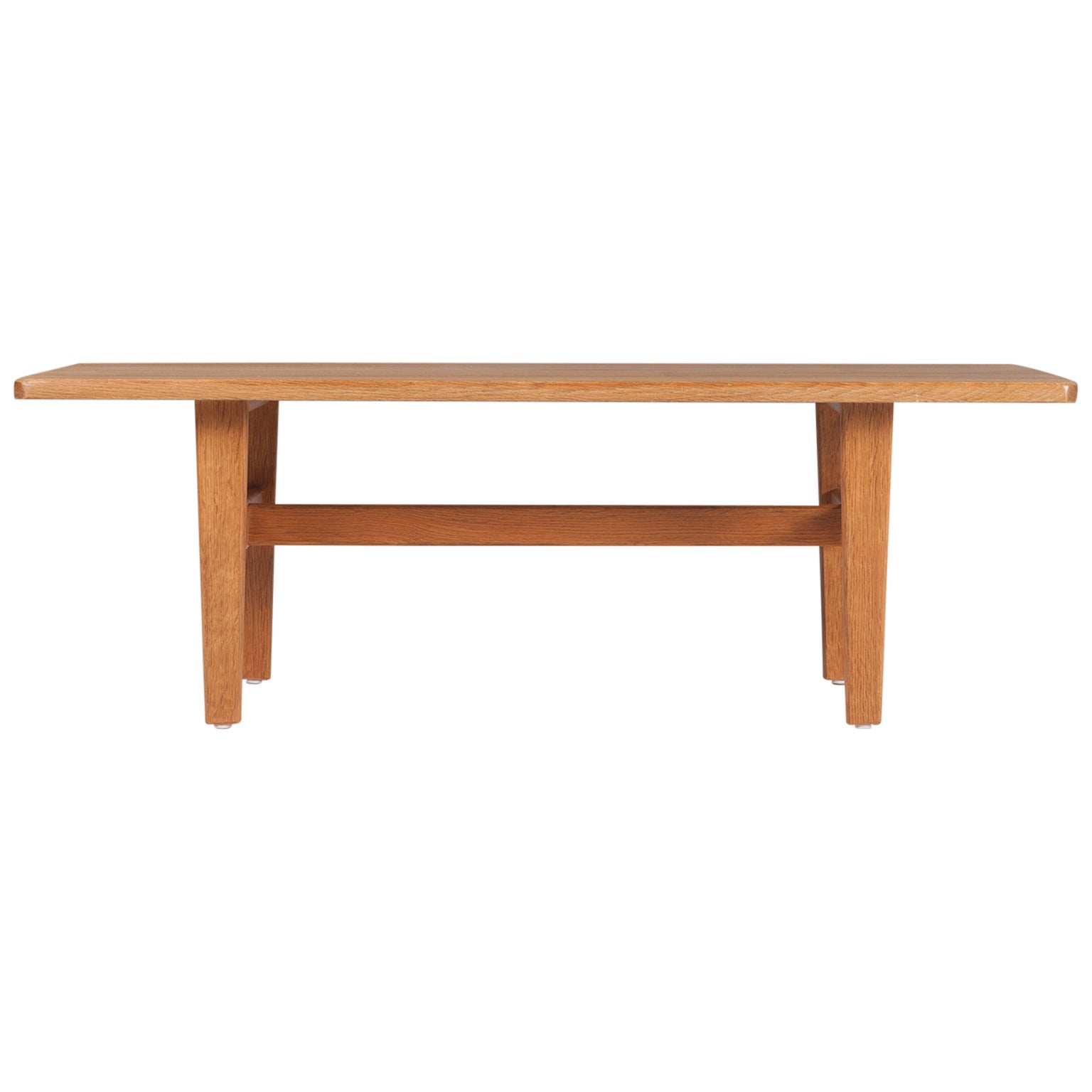 Danish Rectangular Coffee Table in Oak, 1960s For Sale at 1stDibs