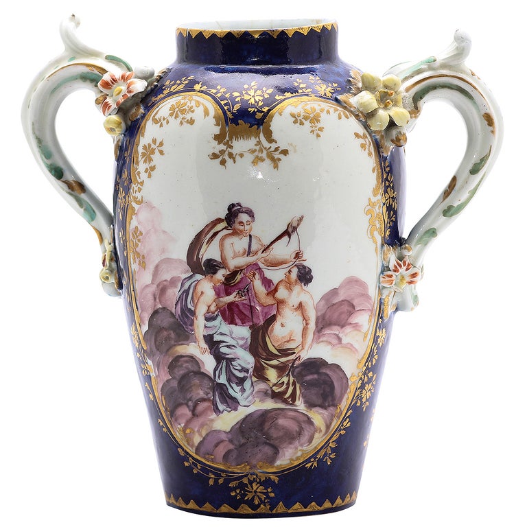 Derby Vase Three Fates and Birds Panels, circa 1758-1760 For Sale at ...