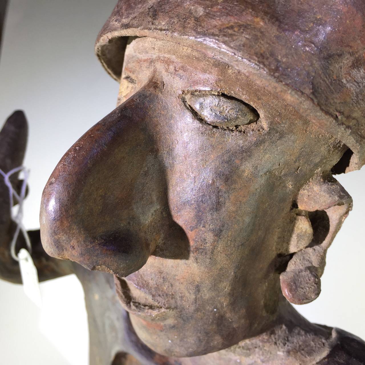 Large Pre-Columbian Warrior Figure, Mexico 200 BC - 100 AD at 1stDibs