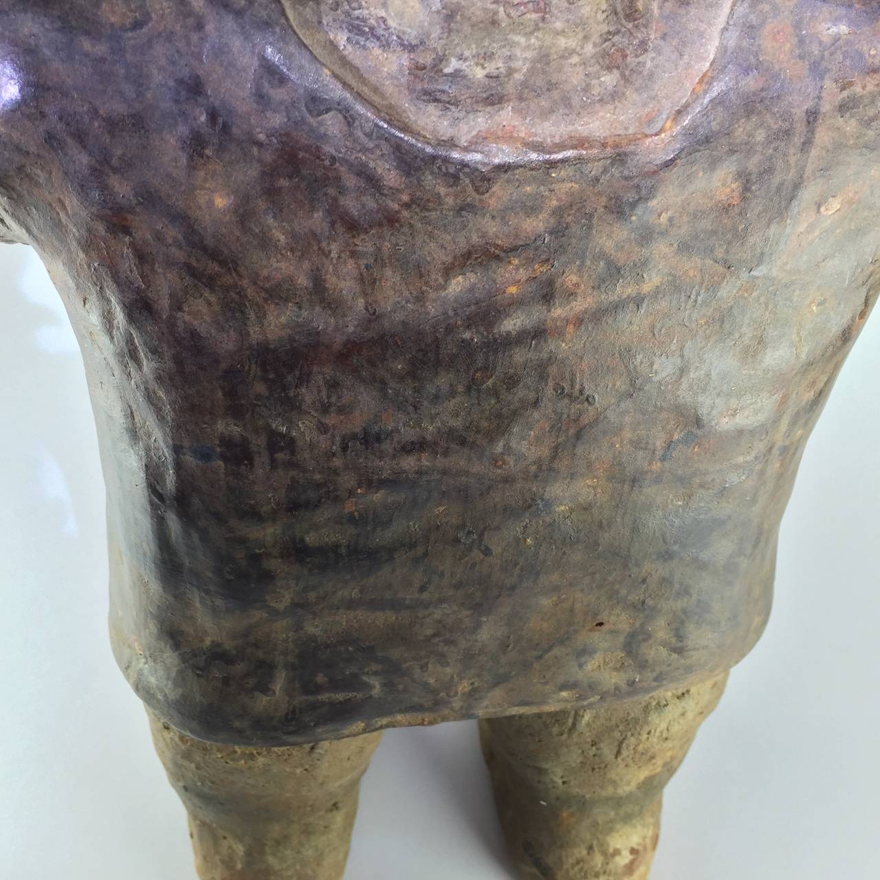 Large Pre-Columbian Warrior Figure, Mexico 200 BC - 100 AD at 1stDibs