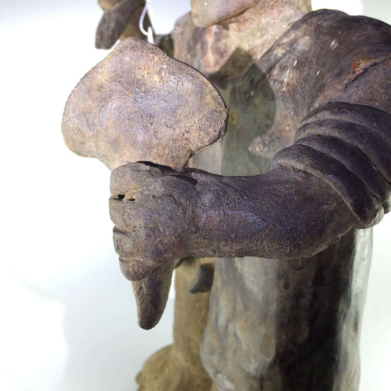 Large Pre-Columbian Warrior Figure, Mexico 200 BC - 100 AD at 1stDibs