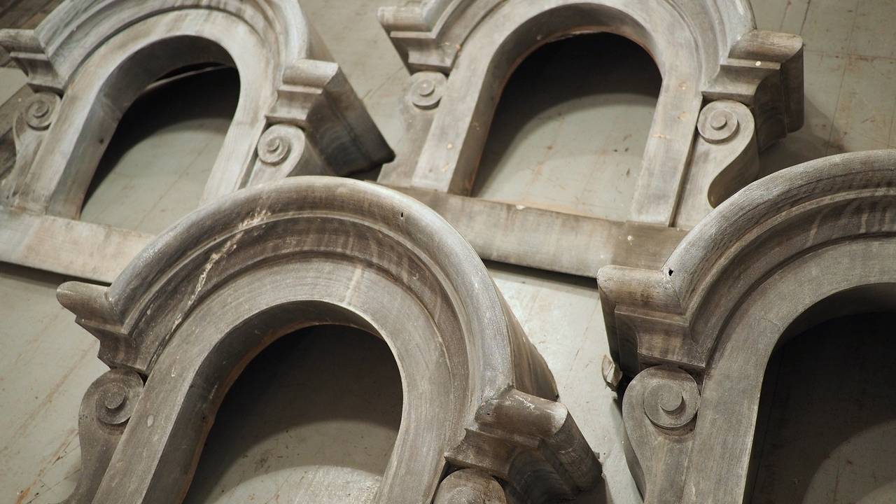 French Zinc Window Surround at 1stDibs