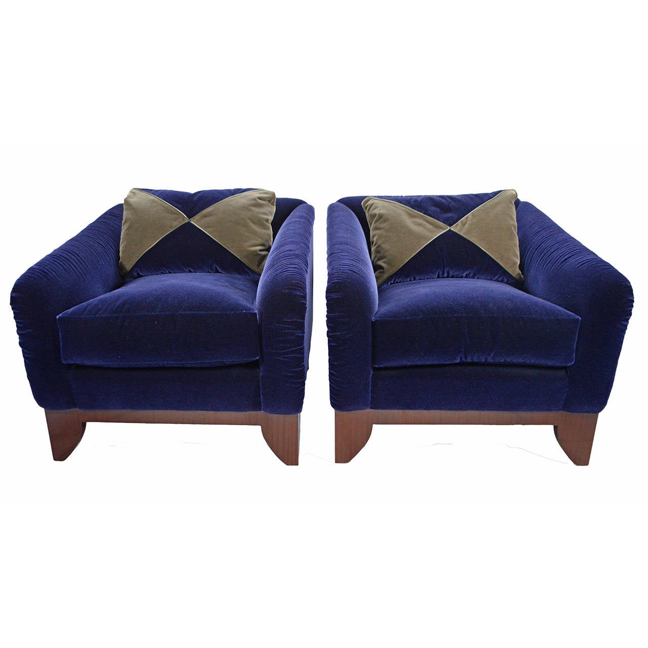 J. Robert Scott Adriano Lounge Chairs For Sale at 1stDibs