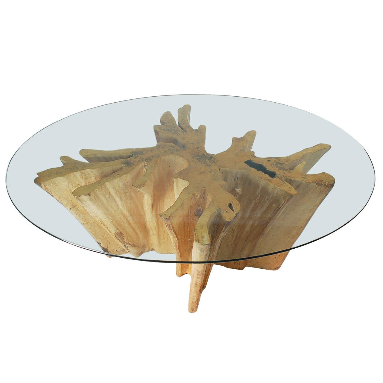 Michael Taylor Cypress Live Edge Studio Dining Table at 1stDibs