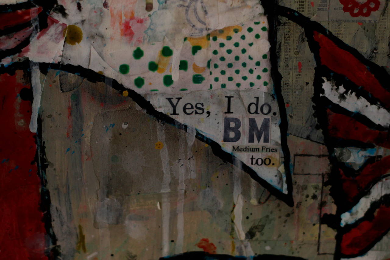 "I'm Loving It" Mixed Media Art by Brian Mcdonald For Sale at 1stDibs