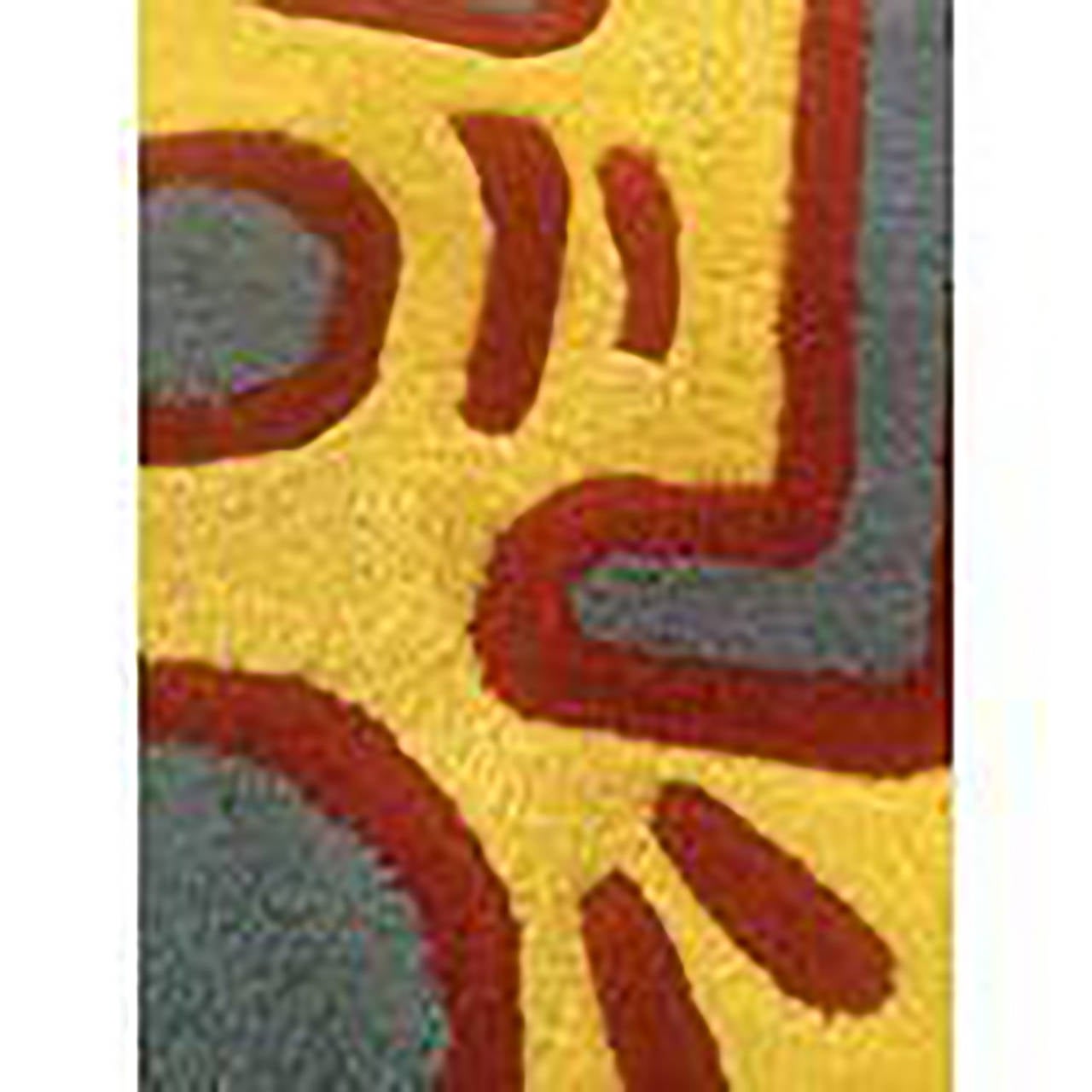 Keith Haring Wool Rug at 1stDibs