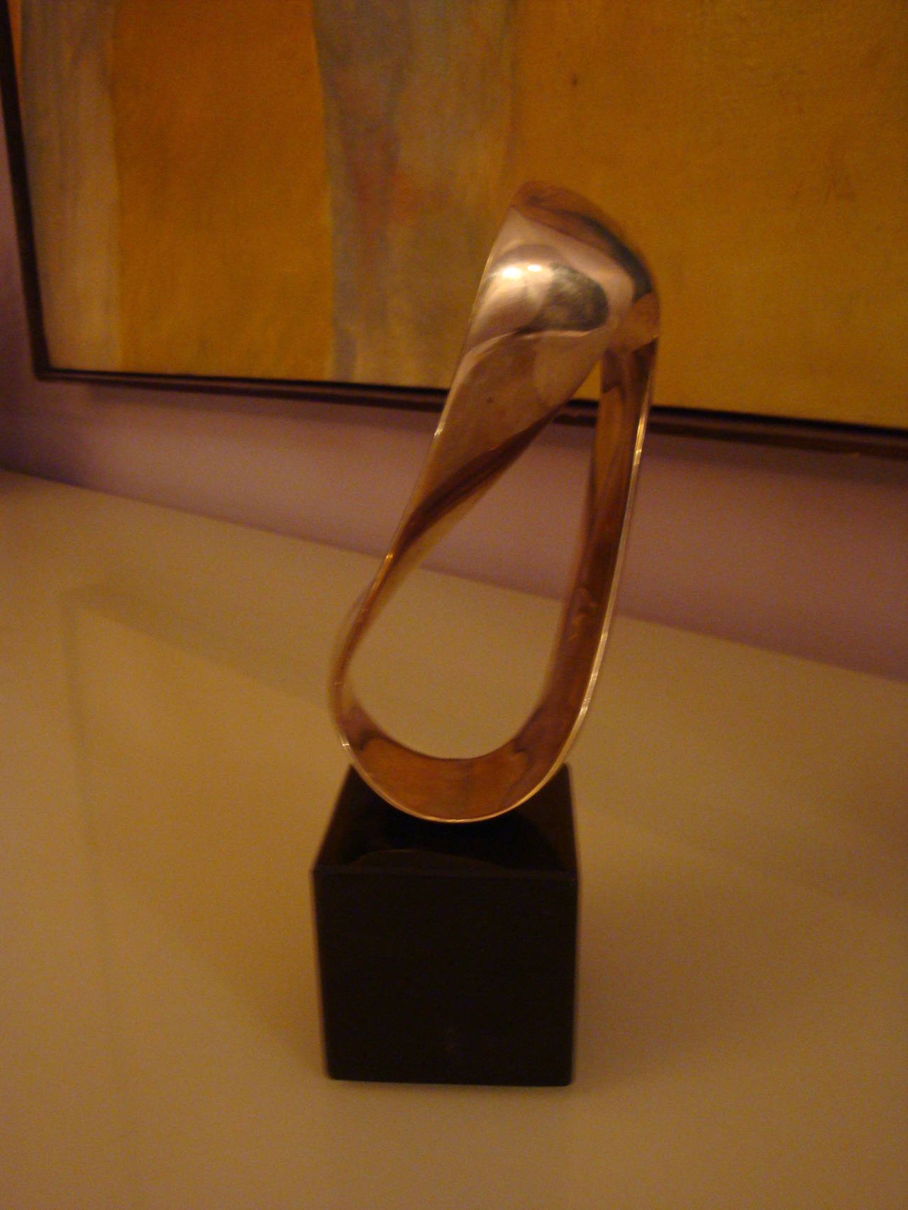 Bronze Sculpture by Ed Aub Titled Eternity (Mobius), circa 1995 at 1stDibs